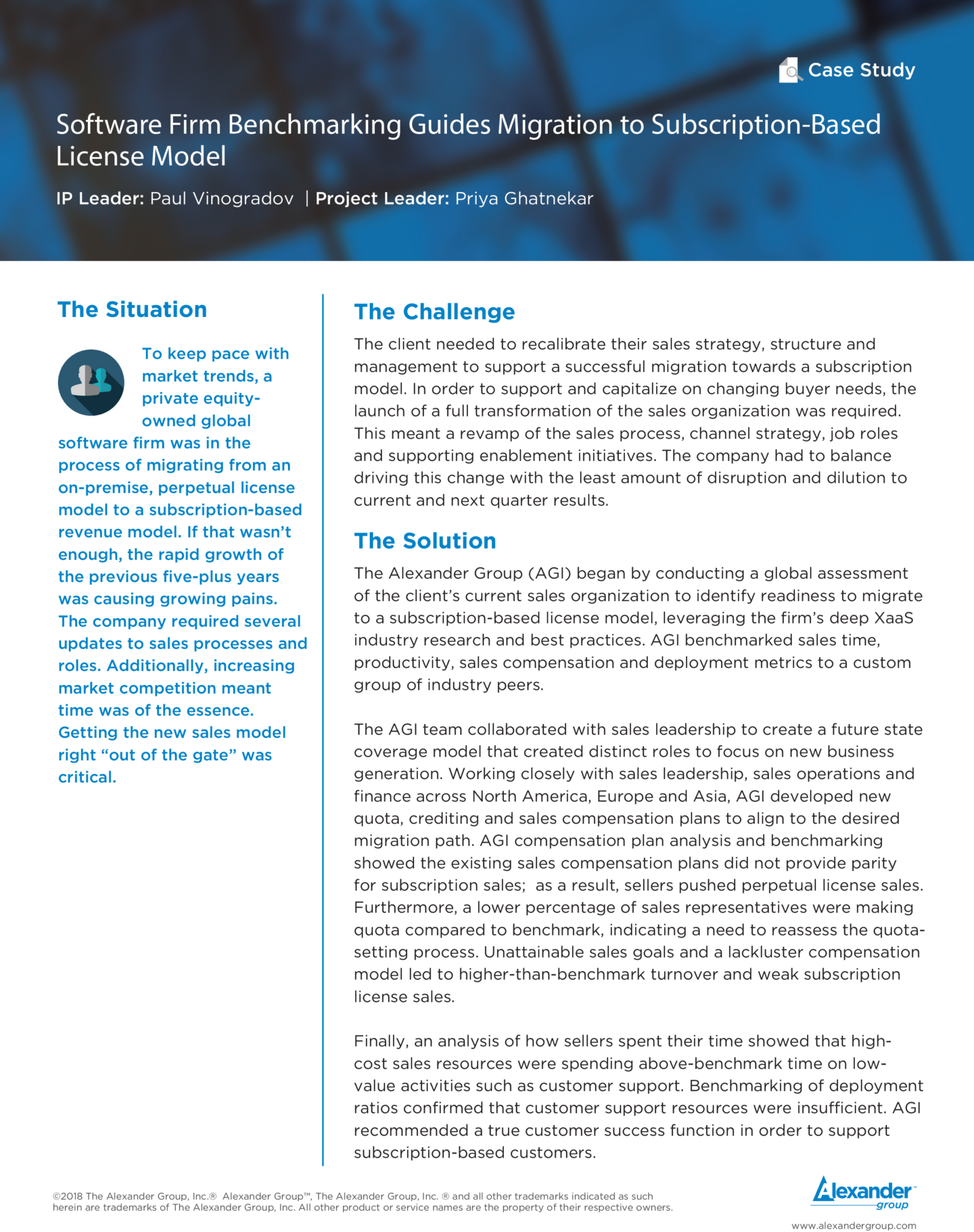 Benchmarking Guides to Subscription-Based License Model